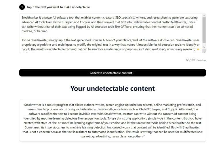 Stealth Writer AI: Features, Pricing And Alternatives