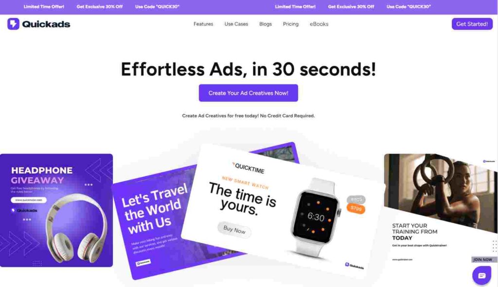 Quickads Review: AI-Powered Ad Creation Made Effortless
