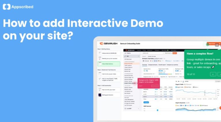 How To Add An Interactive Demo On Your Site?
