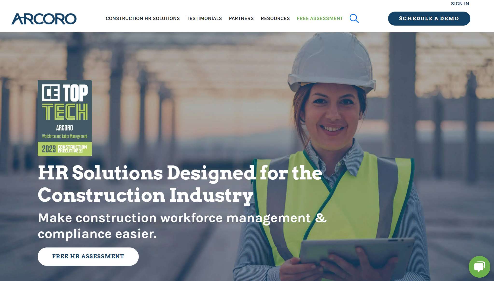 Arcoro: Best HR Software For Construction Industry