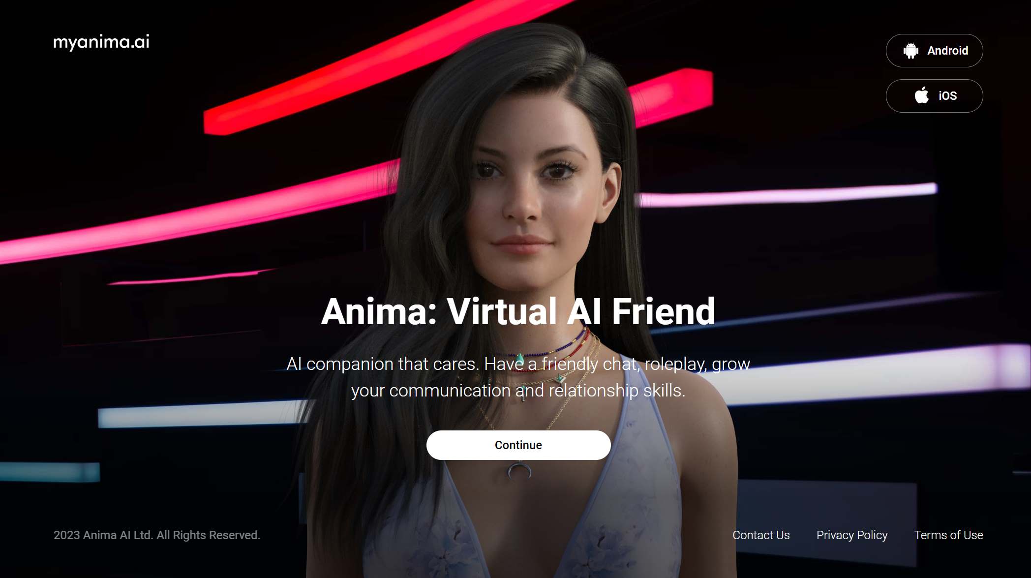 Anima AI: Smart Virtual Friend For Personal Chat