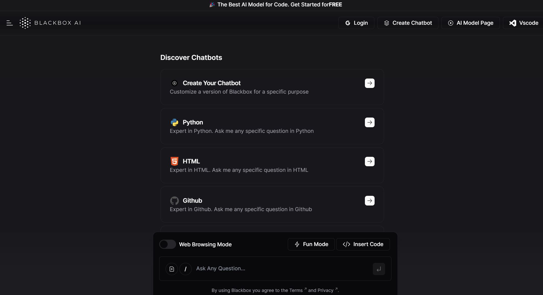 Blackbox Ai Generate Ai Code And Search Code With Chat