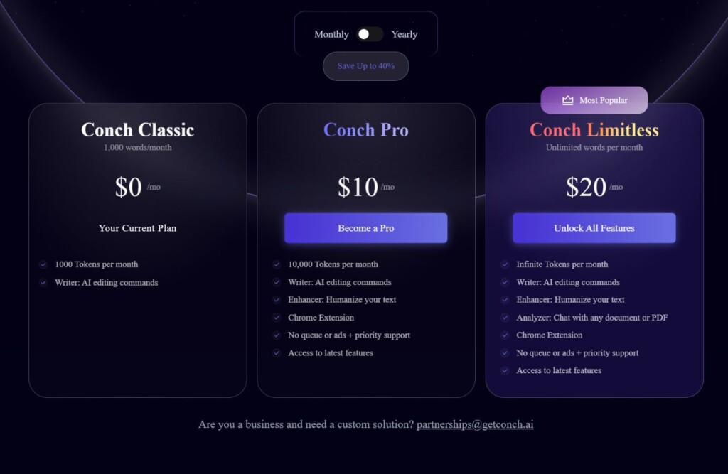 Conch AI: Best AI Tool For Essay Writing & Research