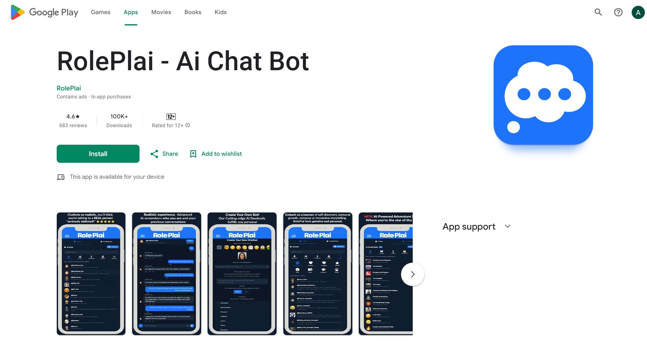 RolePlai: Your Personalized Roleplay Chatbot App