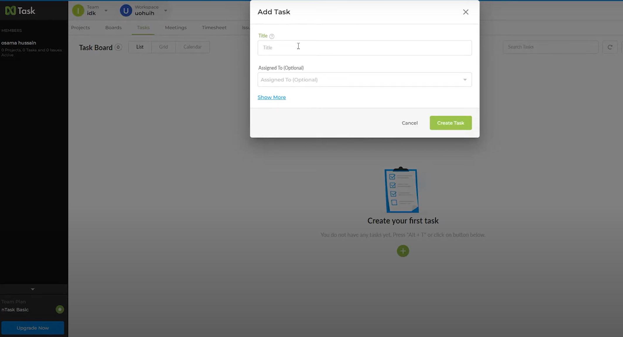 NTask: Best Project Management Tool For Team Collaboration