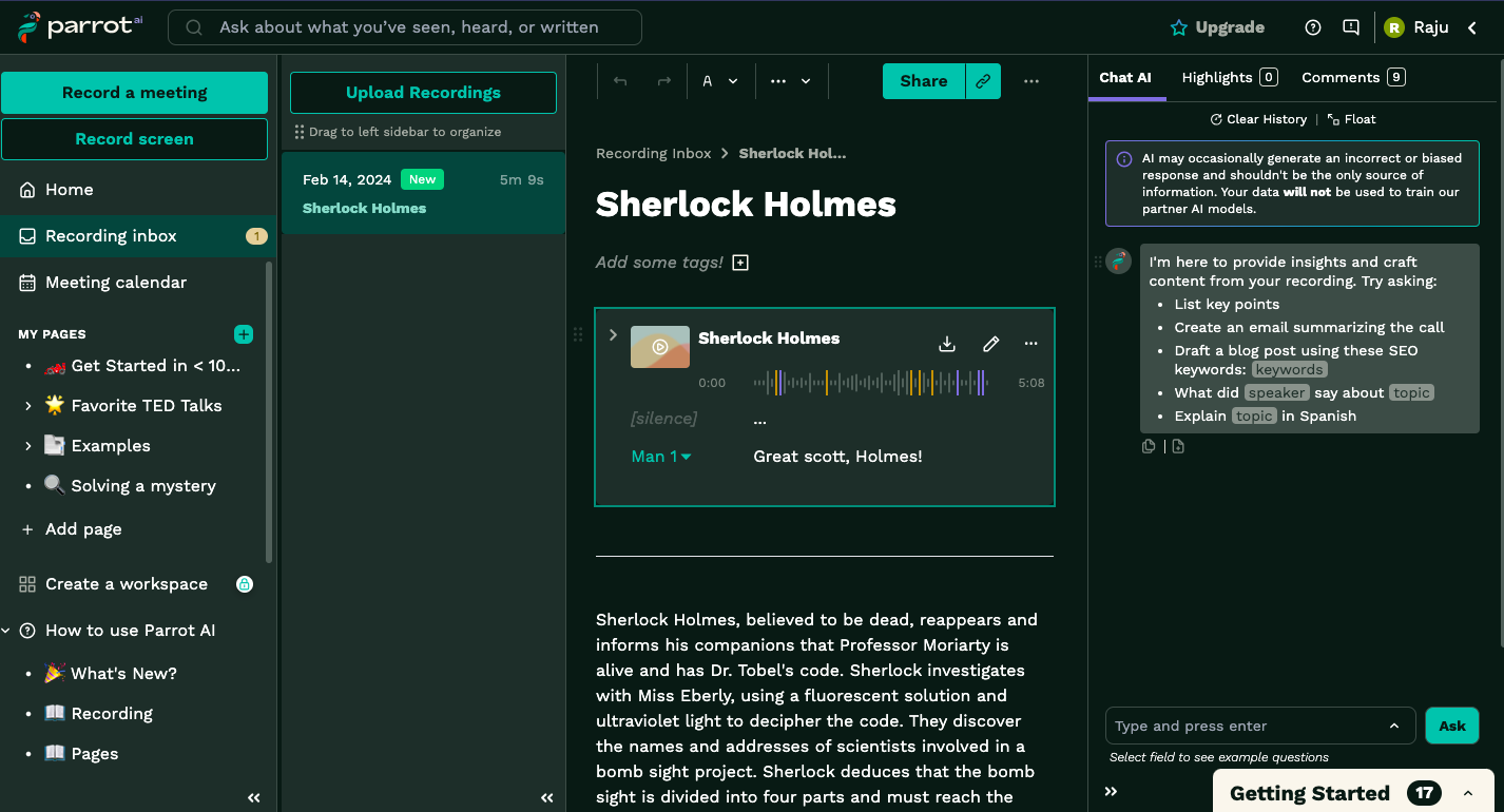 Parrot AI: Best AI-Powered Meeting Assistant For Teams