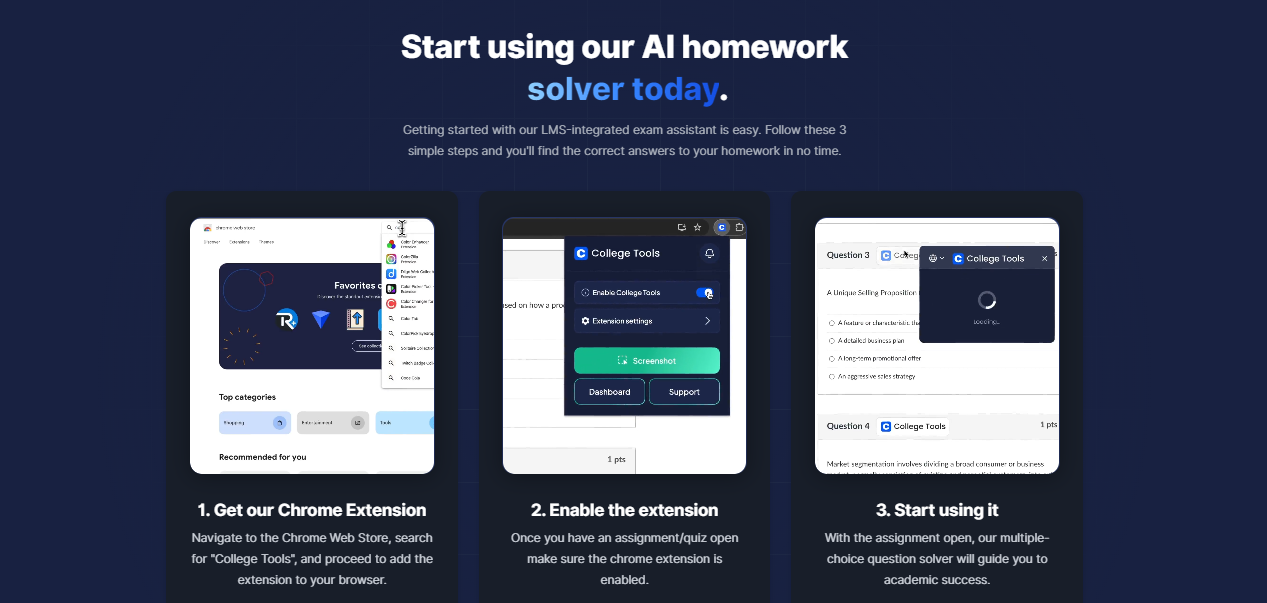 College Tools: AI Homework Solver For Students