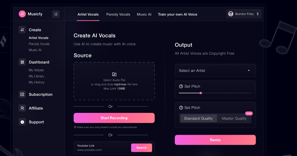 Musicfy: Elevate Your AI Music Creation