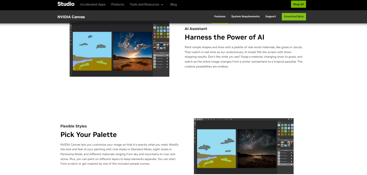 NVIDIA Canvas: A Free AI Art Generator And Editor