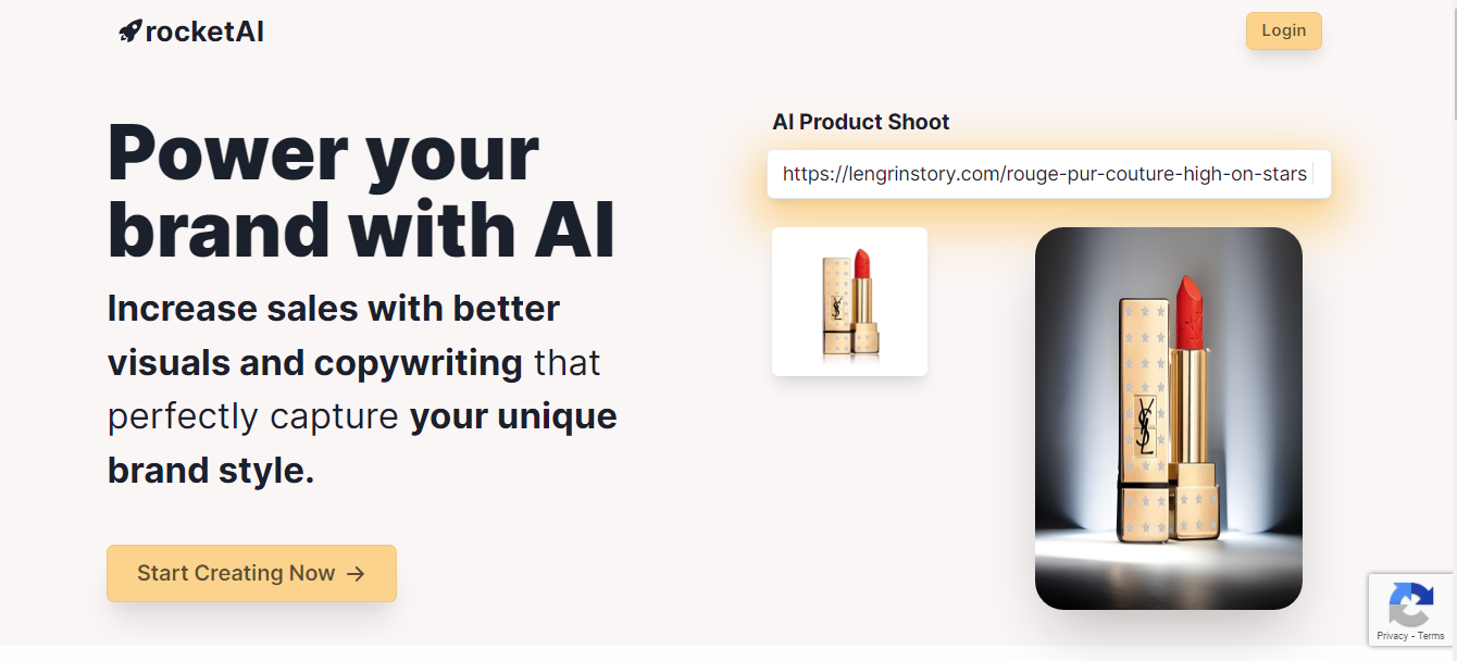 Rocket AI: Simplifies Brands Visual Branding And Sales Copy