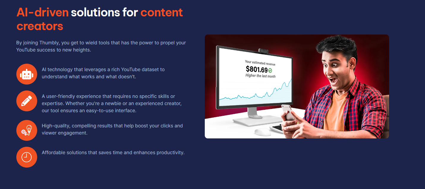 Thumbly: AI-Powered YouTube Thumbnail Creation Tool