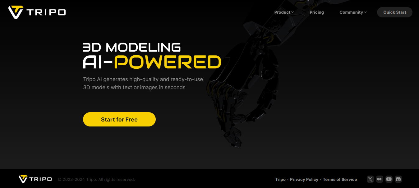 Tripo AI: Revolutionize 3D Modeling Experience