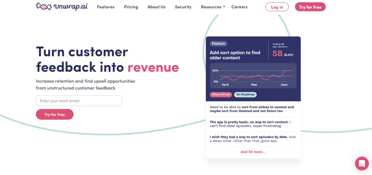 Unwrap AI: Best AI-Powered Feedback Analytics Tool