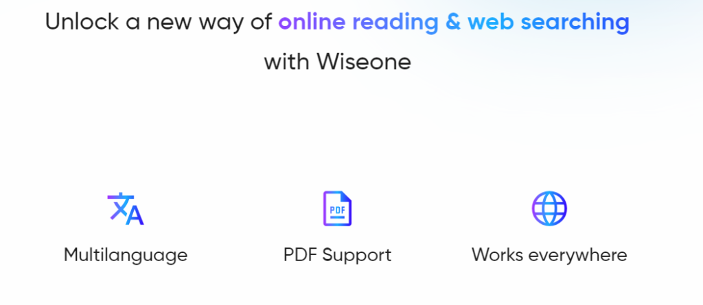 Wiseone: AI Productivity Tool For Web Searching