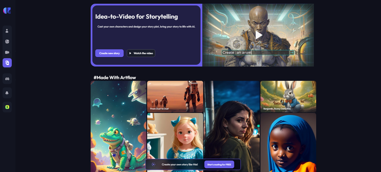 Artflow AI - Create AI Image, Video And Stories