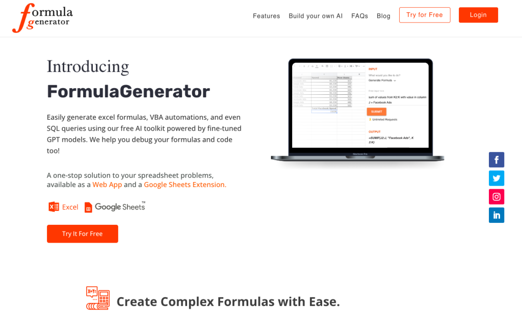 10 Free AI Tools For Excel And Google Sheets In 2024