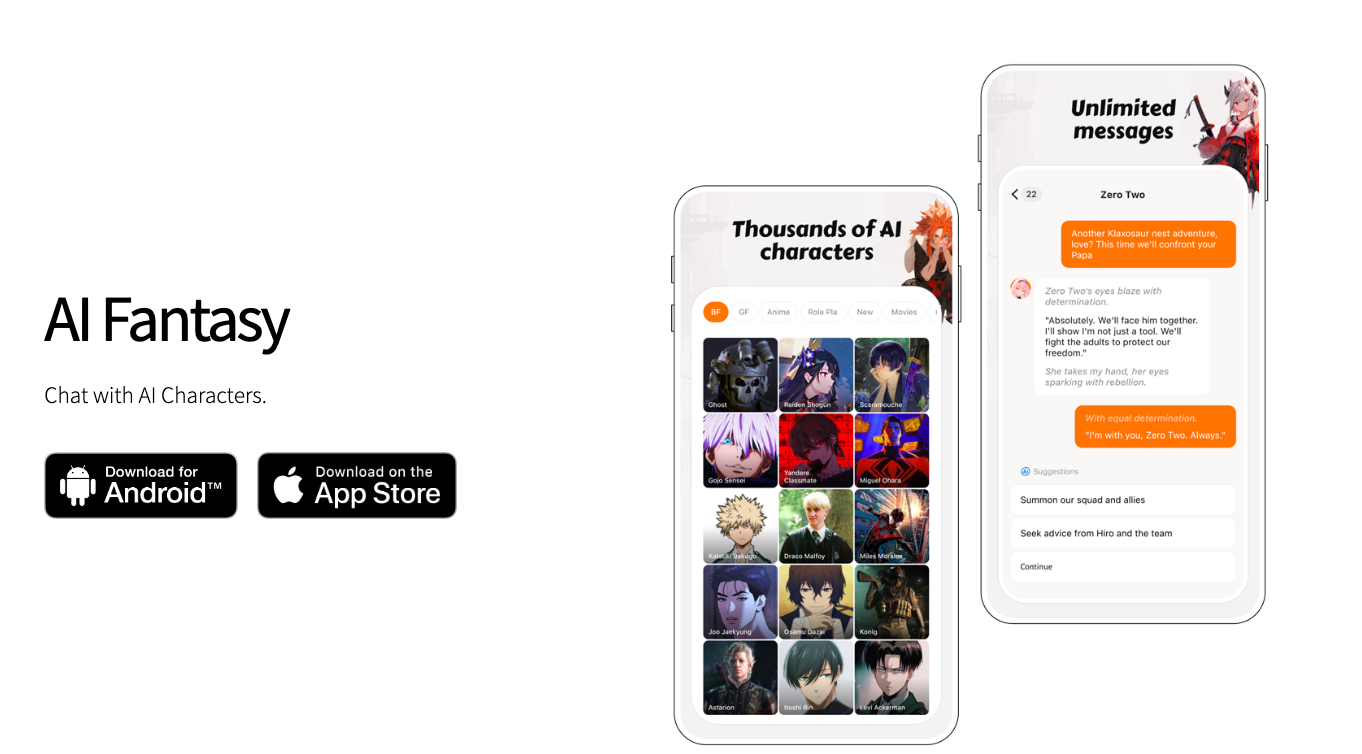 AI Fantasy: Engage In Interactive Anime Role-Play