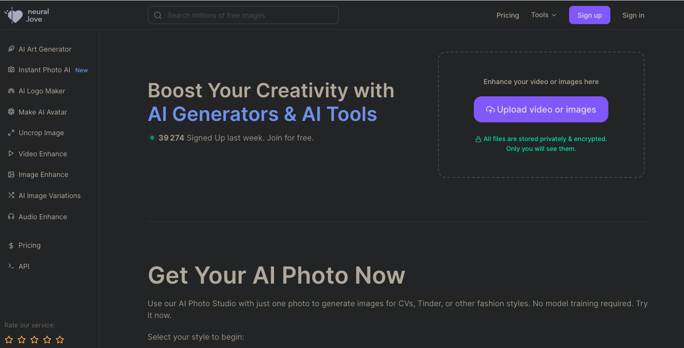 Neural.Love: AI-Powered Art And Media Enhancement Tool