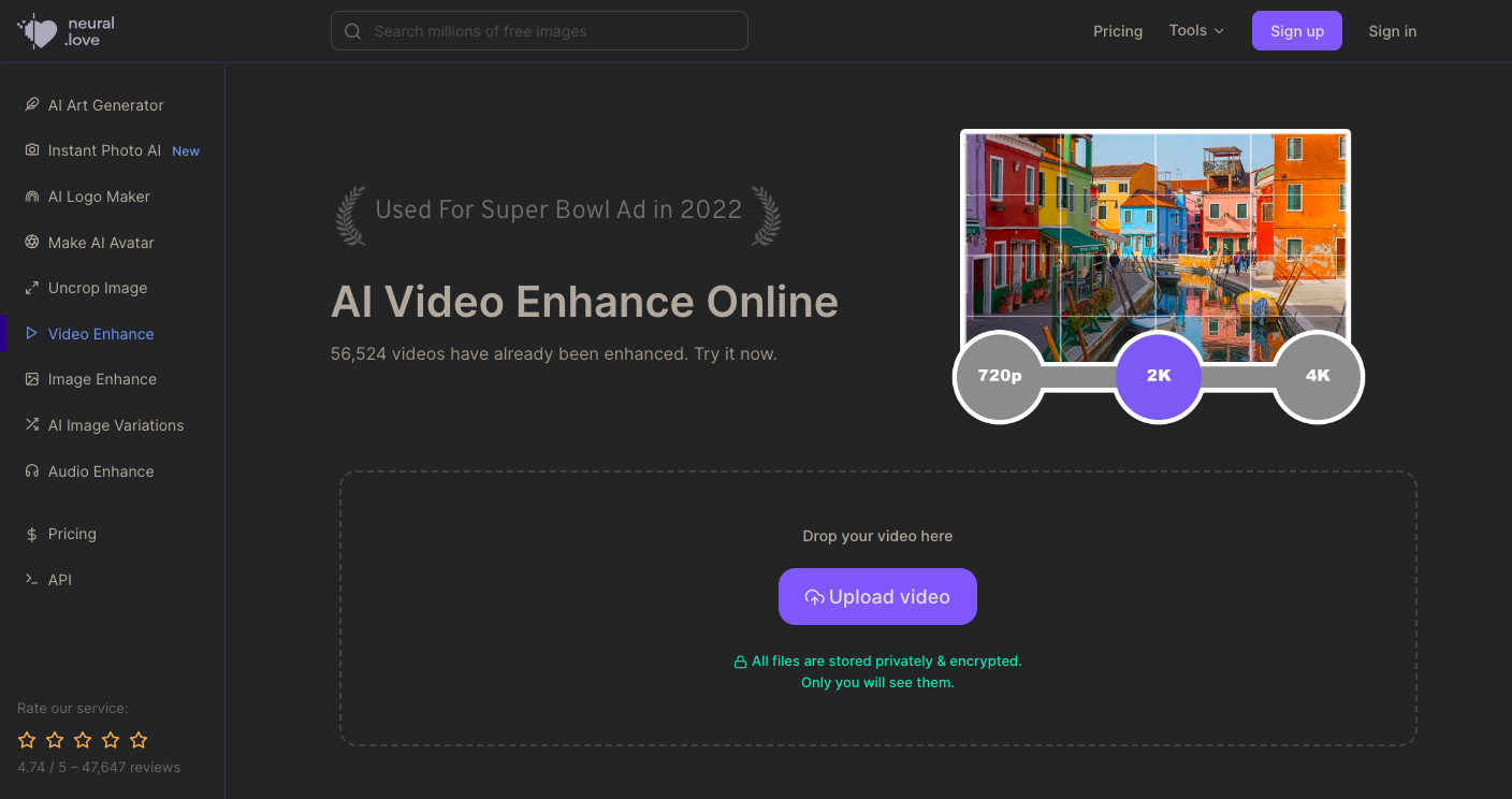 Neural.Love: AI-Powered Art And Media Enhancement Tool