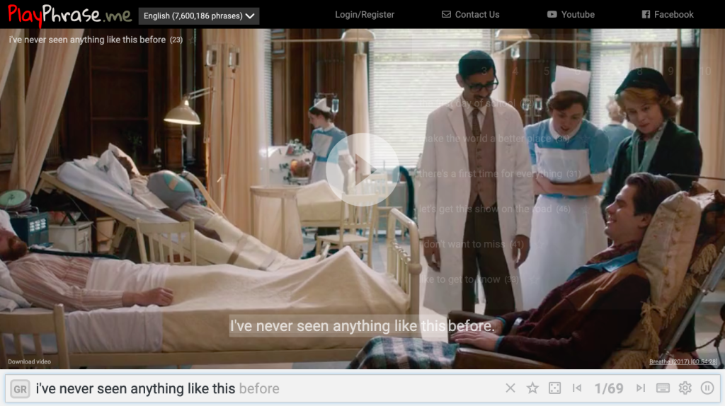 PlayPhrase.me: Movie Phrase Search Engine For Fun