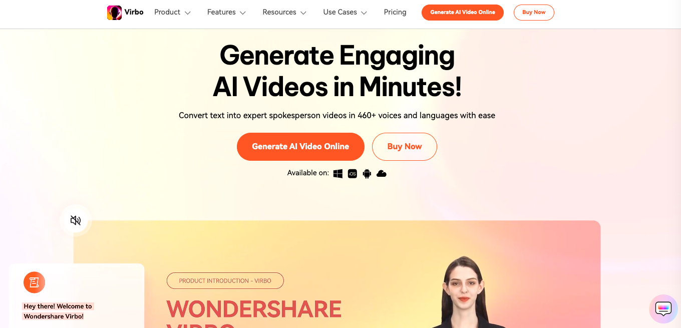 Wondershare Virbo: AI Video Creation Tool For Marketers | Appscribed