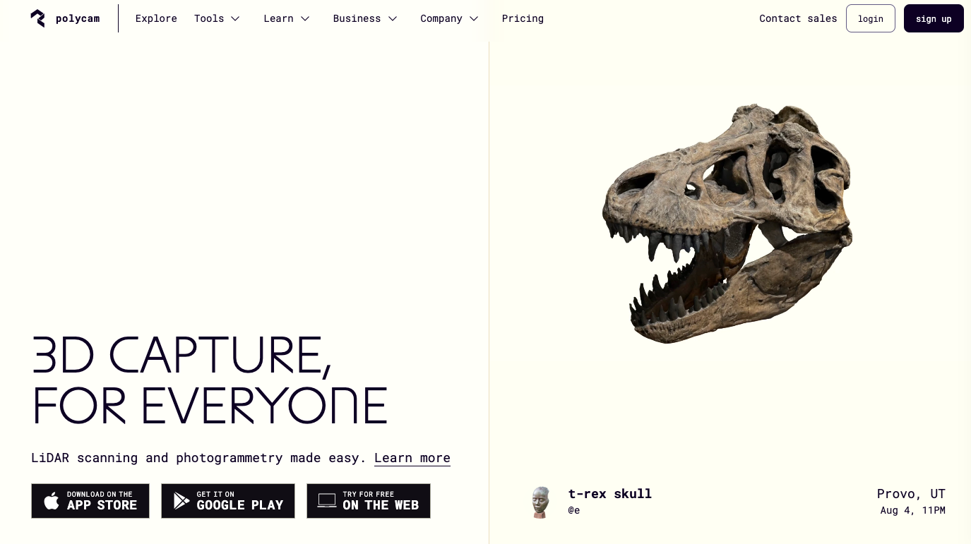 Polycam: AI-Powered 3D Scanning And Photogrammetry Tool