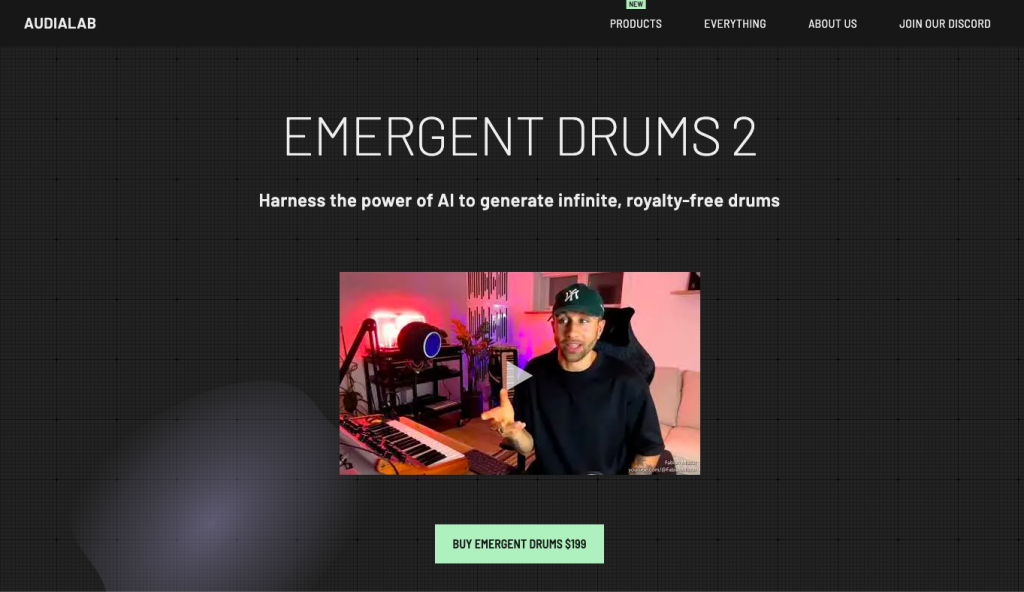Emergent Drums: AI-Driven Drum Sample Generator