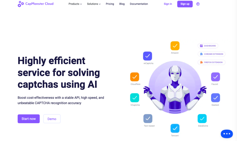 CapMonster Cloud: AI-Powered CAPTCHA Solver | Appscribed