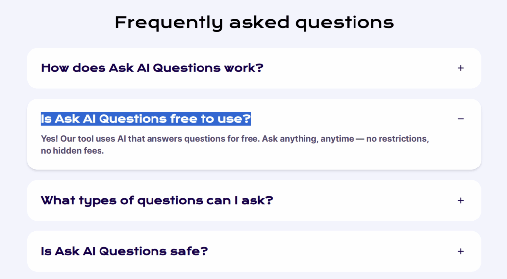 Ask AI Questions: AI That Answers Questions For Free | Appscribed